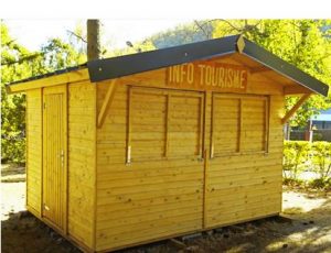 Kiosque- commerciale-clermont-63 - Abris Bois jardin